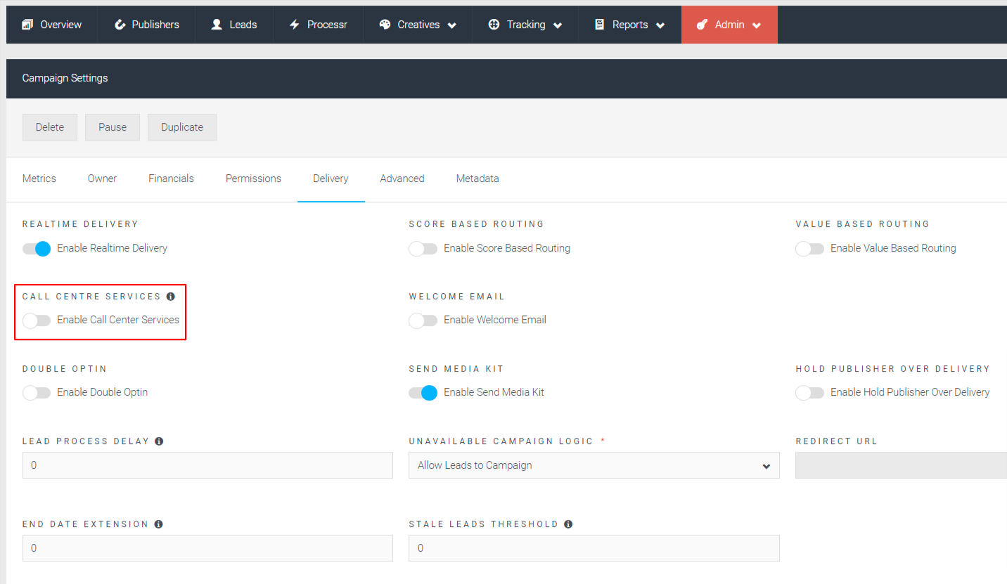 The Call Centre Functionality – Convertr Help Centre
