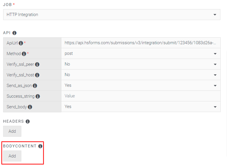 HTTP Integration Examples: Hubspot Forms – Convertr Help Centre