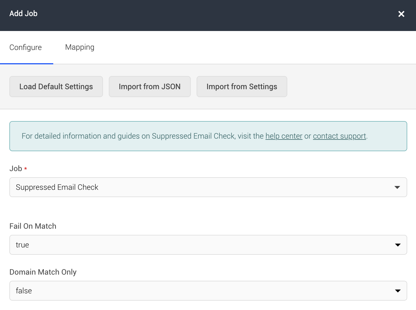 Suppressed Email Check (Campaign) – Convertr Help Centre