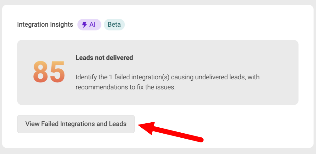 AI Insights - Integration Troubleshooting and Recommendations – Convertr Help Centre