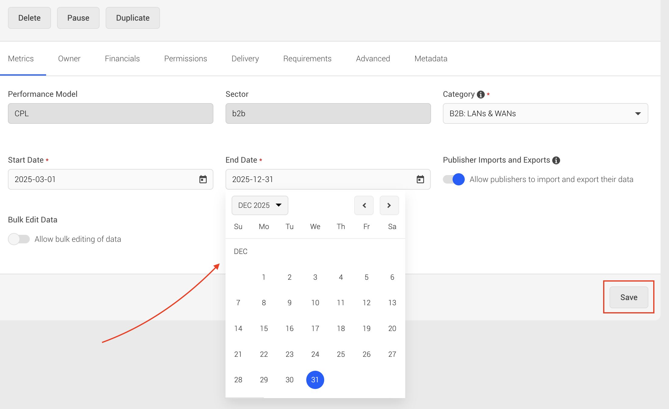Extending Campaign Durations – Convertr Help Centre