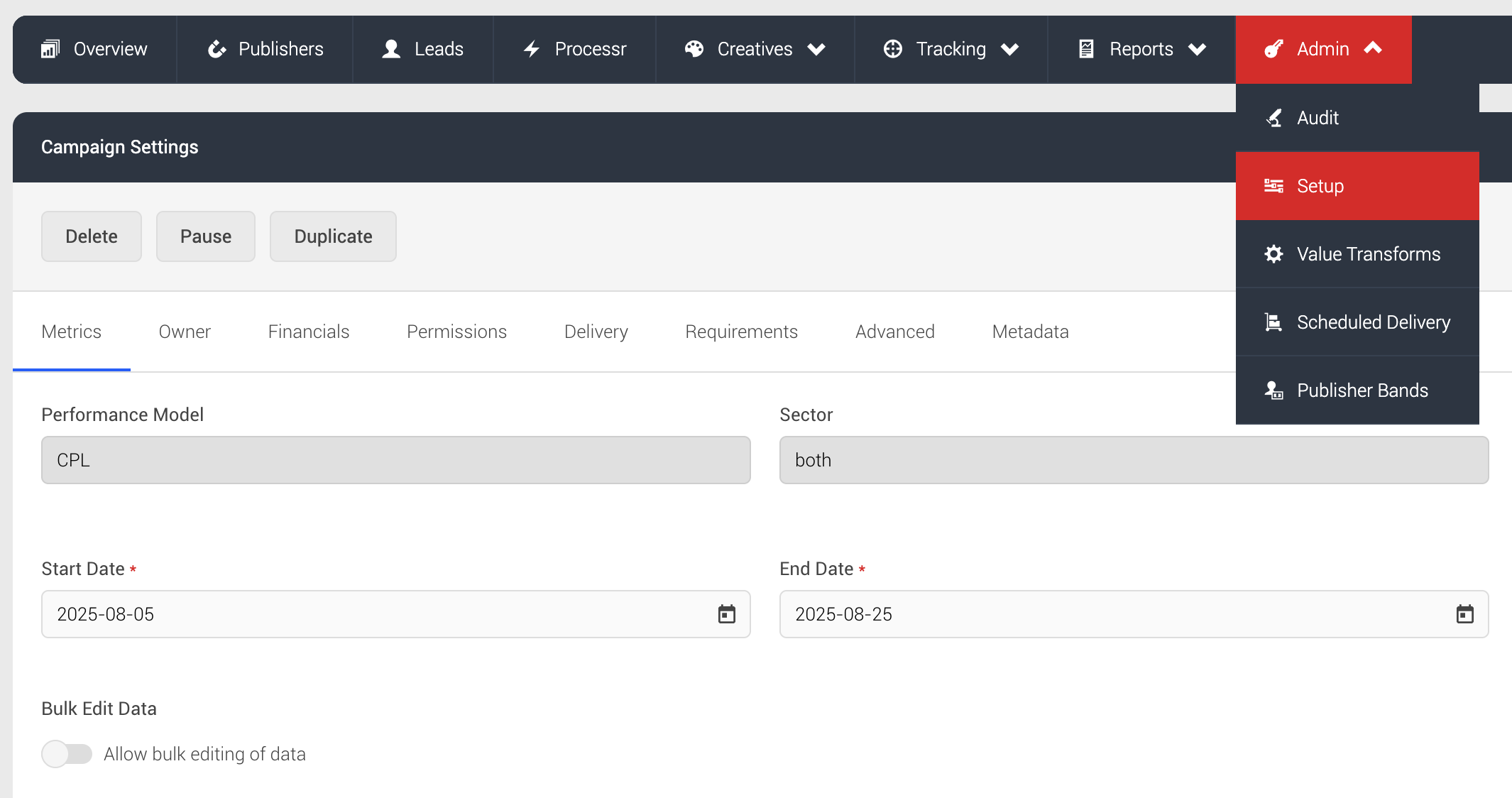 Delete a Campaign – Convertr Help Centre