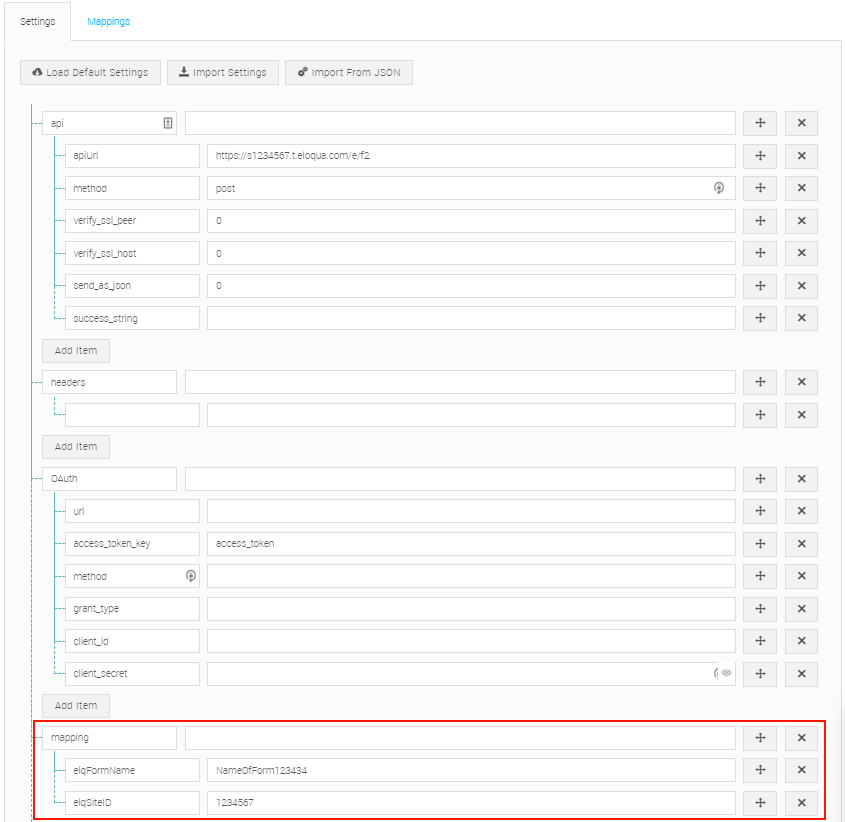 HTTP Integration Example: Eloqua Forms – Convertr Help Centre