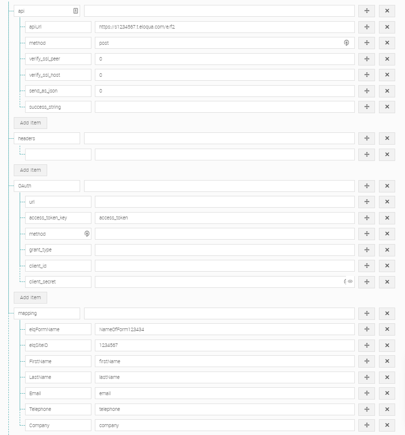 HTTP Integration Example: Eloqua Forms – Convertr Help Centre