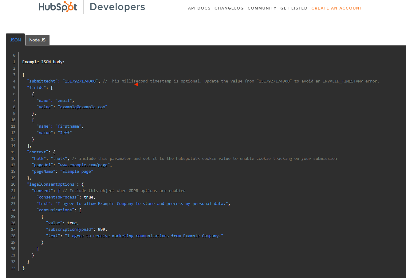 HTTP Integration Examples: Hubspot Forms – Convertr Help Centre