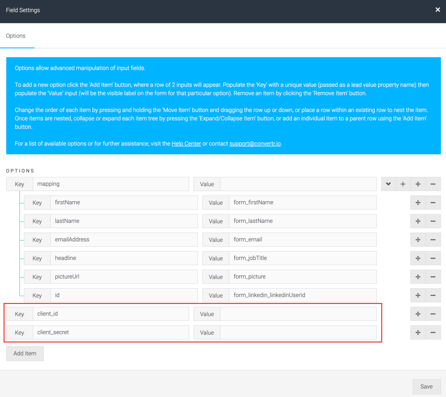 LinkedIn Sign In on Forms - Global Forms – Convertr Help Centre