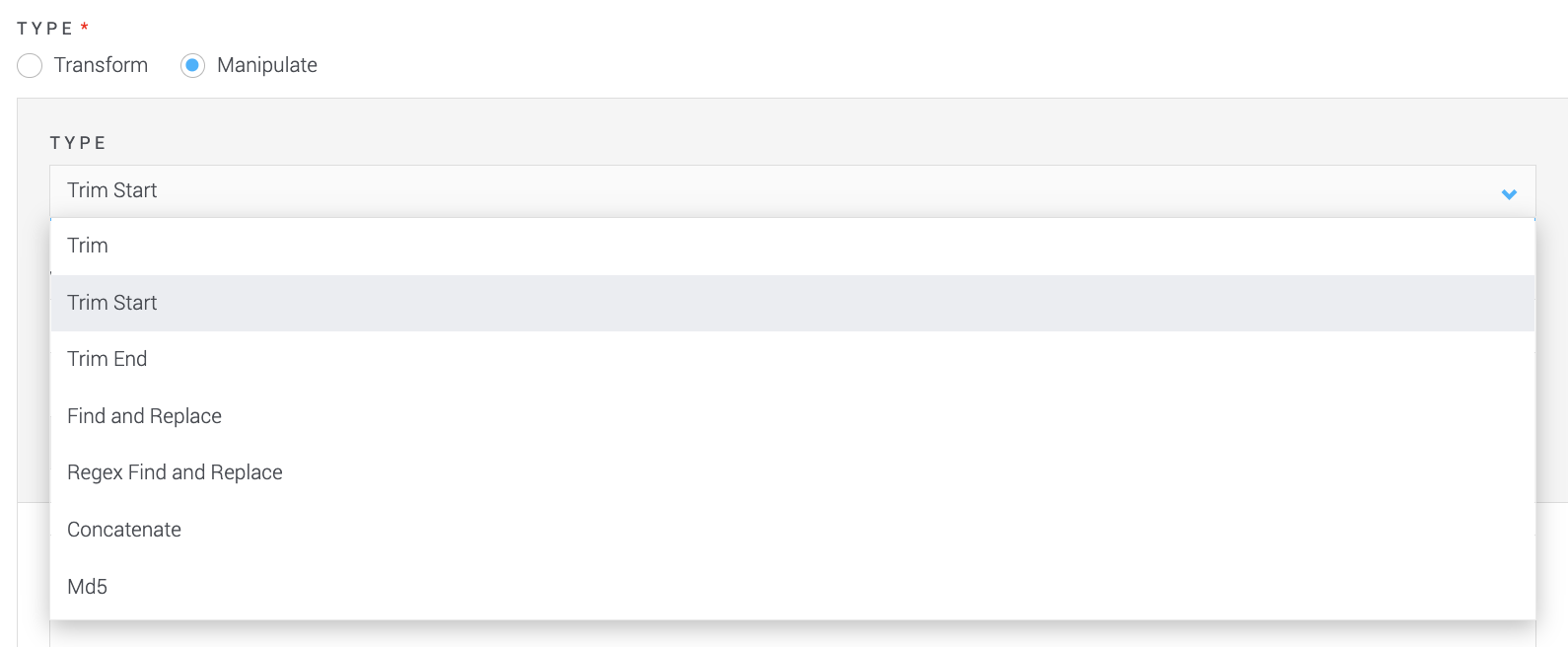 Advanced Value Transform/Manipulation: Trimming – Convertr Help Centre