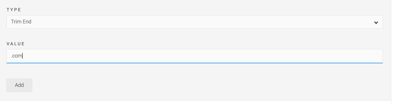 Advanced Value Transform/Manipulation: Trimming – Convertr Help Centre