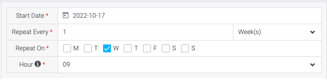 Scheduled Delivery – Convertr Help Centre